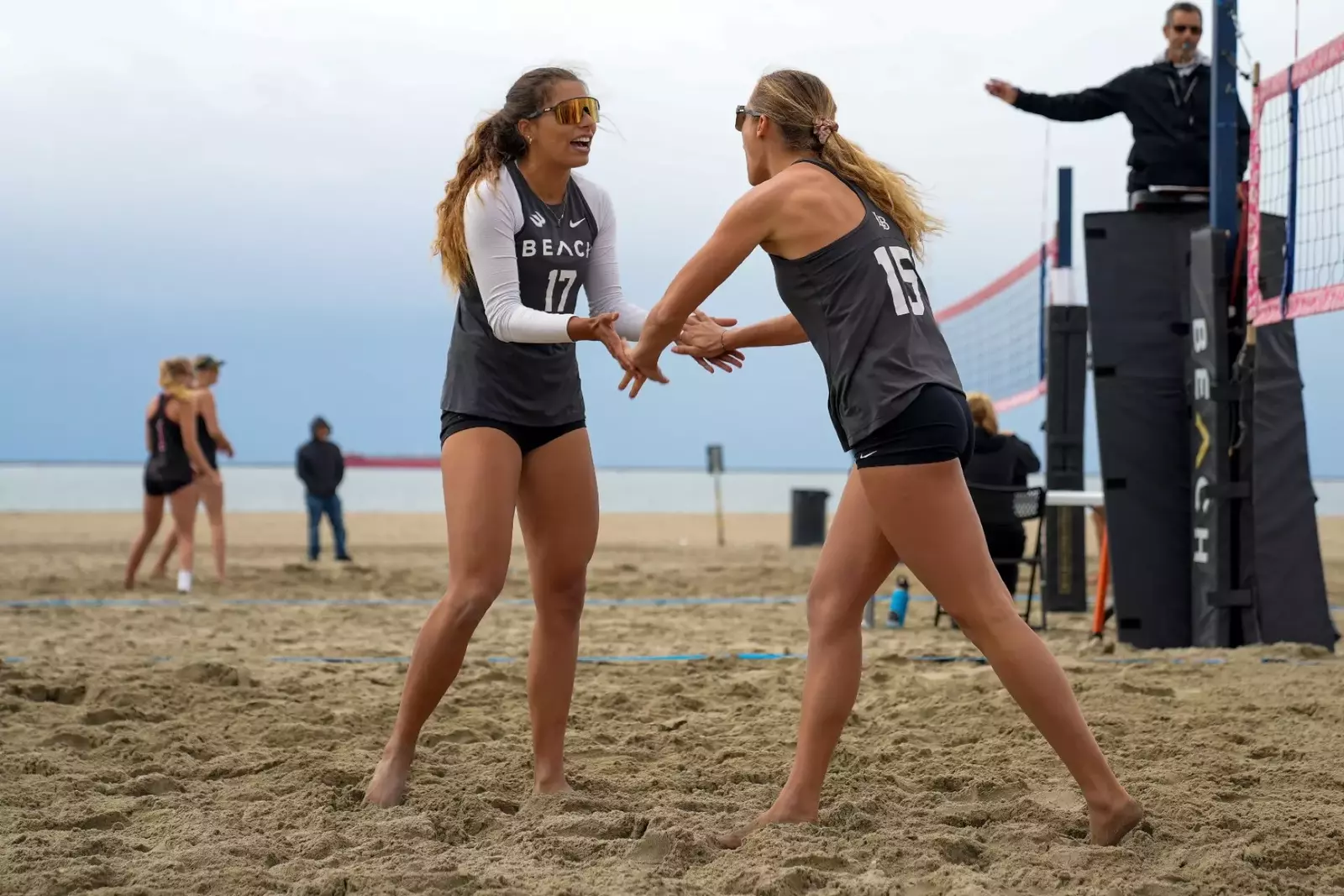 No. 12 Beach Volleyball Splits Friday Afternoon Tri-Dual - Long Beach ...