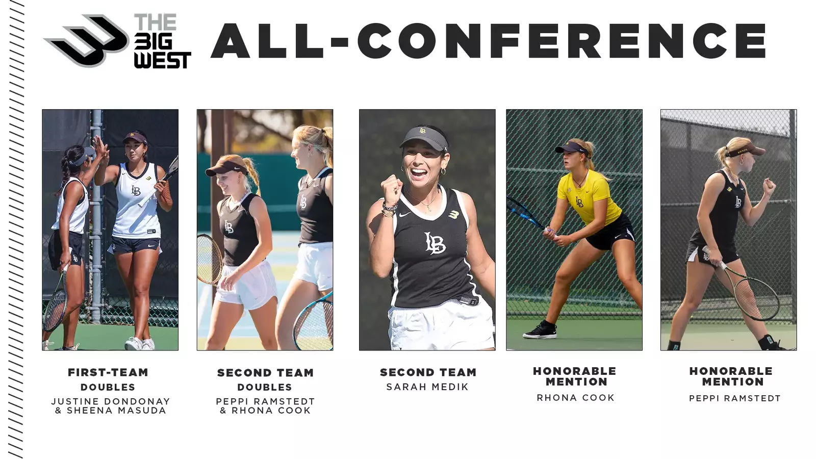 Five From Women’s Tennis Earn All-Big West - Long Beach State ...