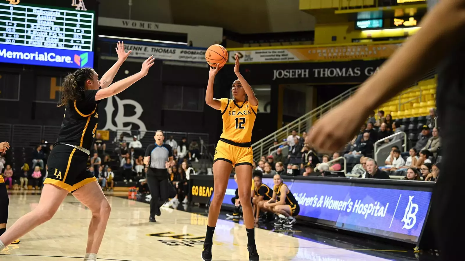 Three Double-Doubles Lift Long Beach State Over Cal State LA In ...