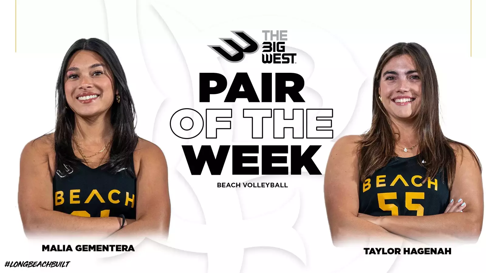 Malia Gementera and Taylor Hagenah Win Big West Pair Of The Week - Long Beach State University ...