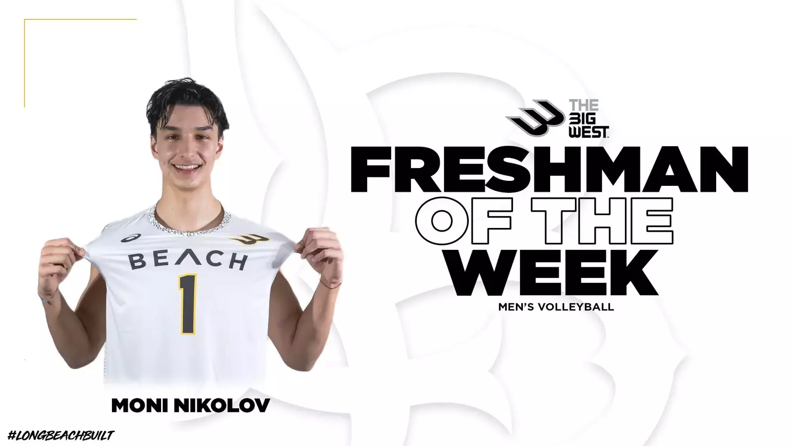 Moni Nikolov Claims Final Big West Freshman of The Week Award - Long Beach State University ...