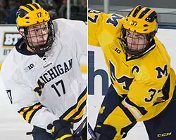 Compher, Bennett Collect Second and Third Big Ten Star Accolades ...