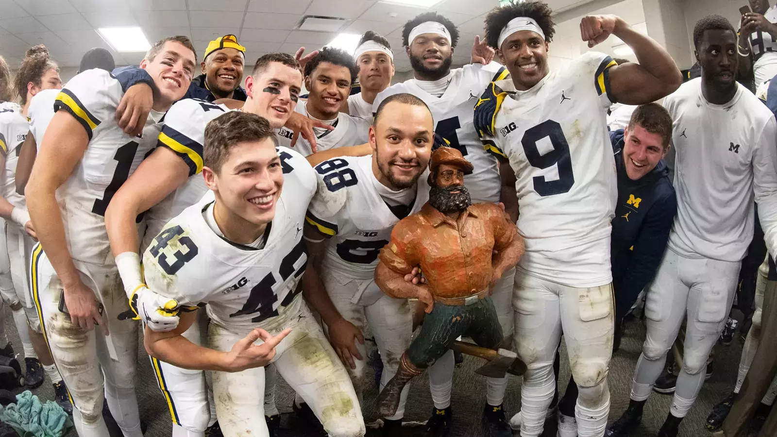 Wolverines' Triumph Over Spartans Led to a Special Locker Room Scene ...