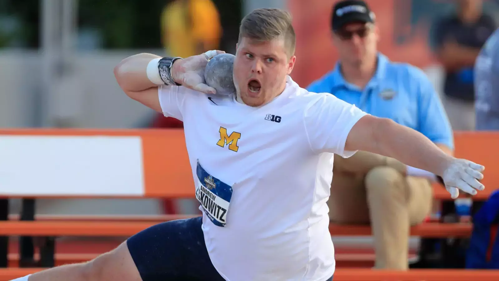 Liskowitz Smashes School Shot Put Record - University of Michigan Athletics