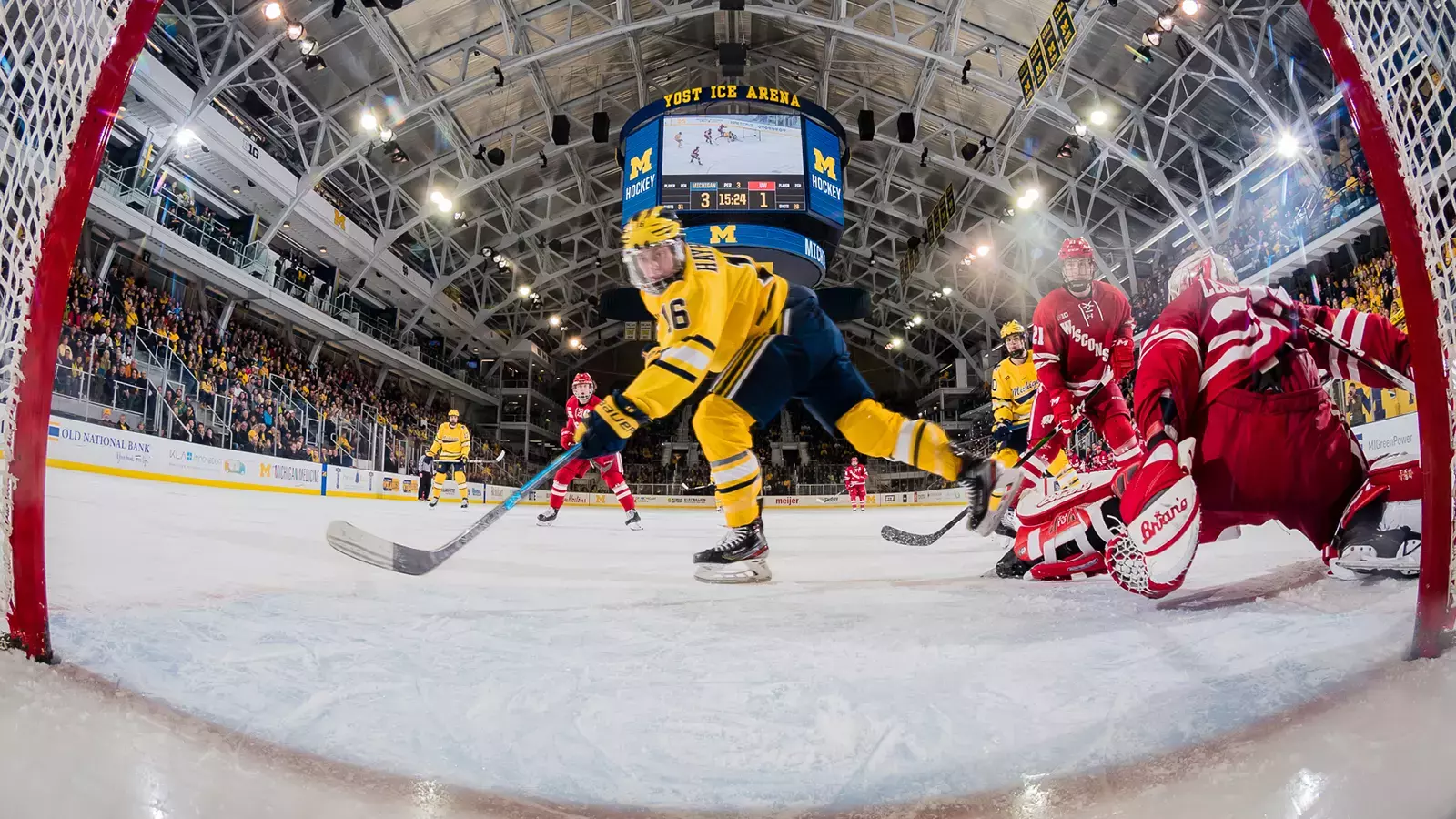 Michigan Finishes Sweep of Badgers Behind Solid Offensive Showing ...