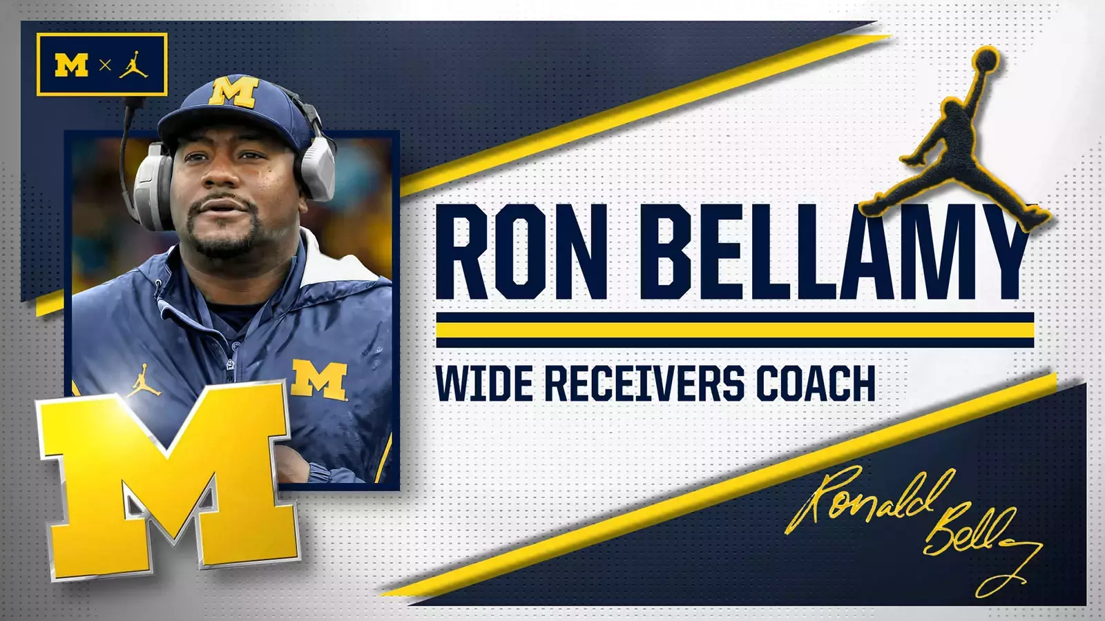 Bellamy Returns to Michigan Football Program as Wide Receivers Coach ...