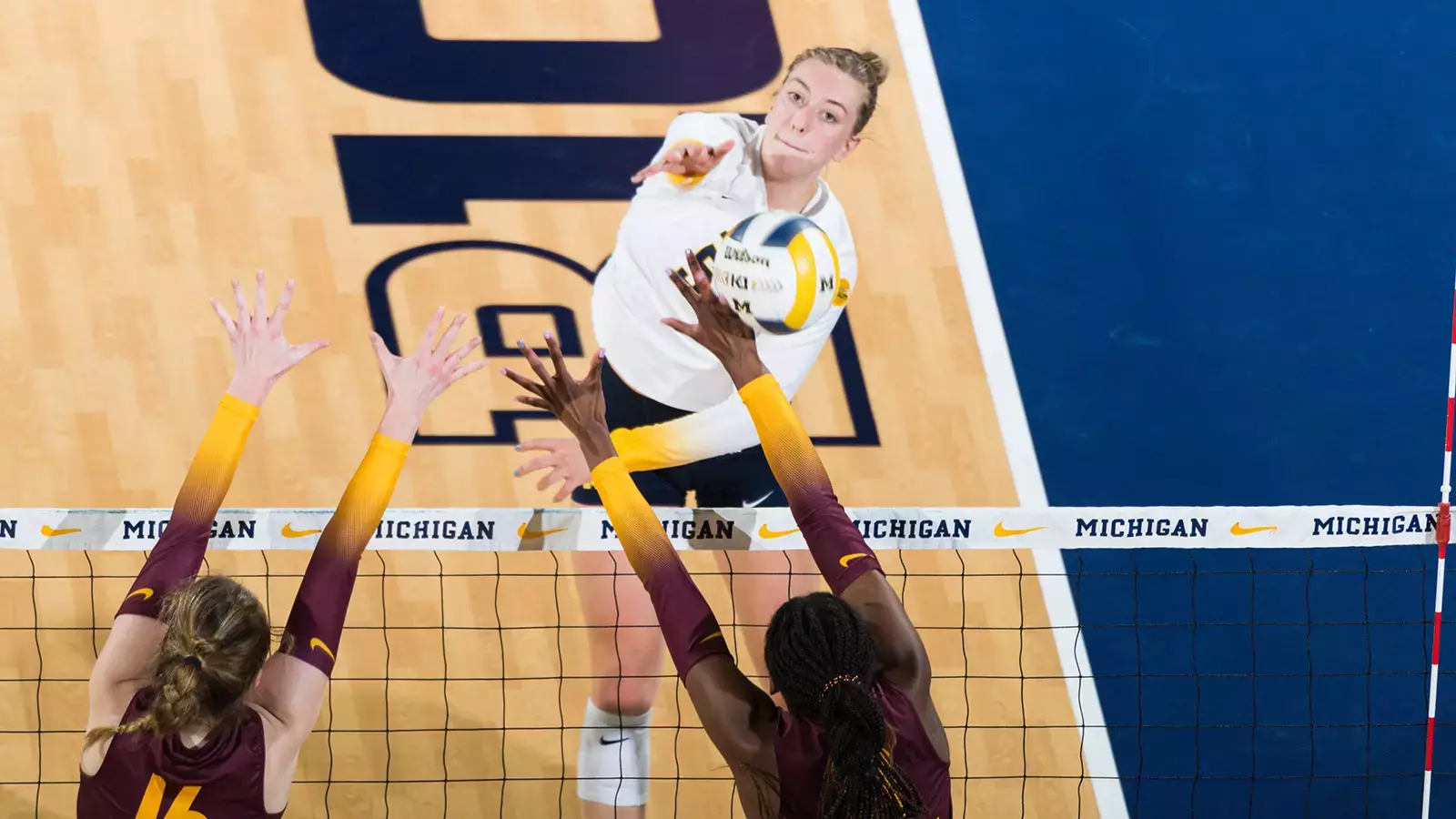 Michigan Sweeps Host Northern Arizona, First Day of Lumberjack Classic ...