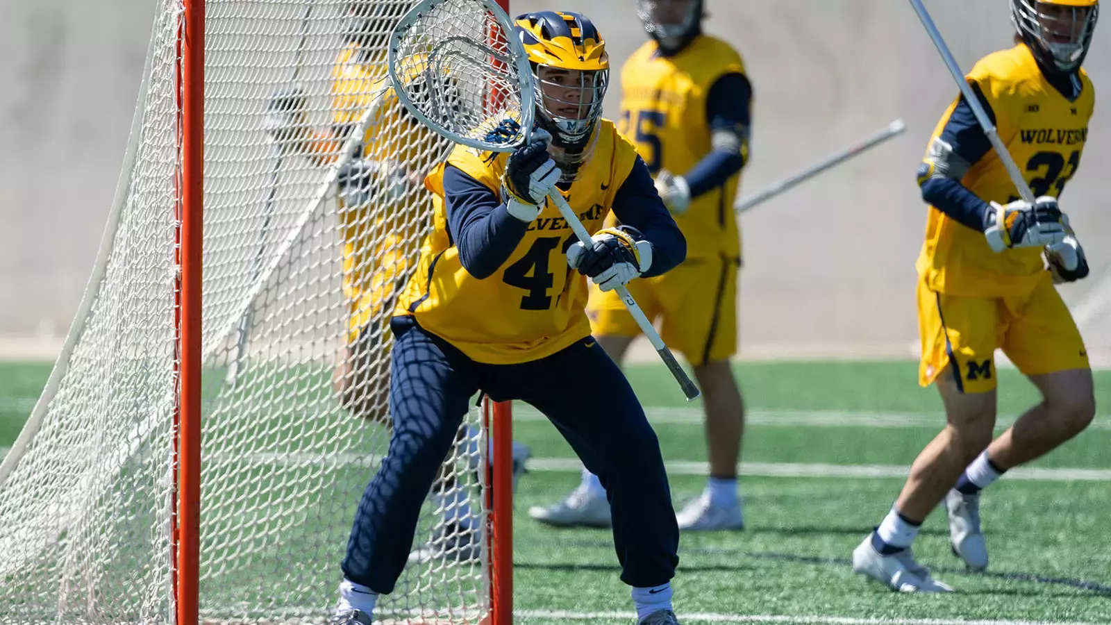 Wolverines Roll to Seventh Straight Win in Victory over Blue Hens ...