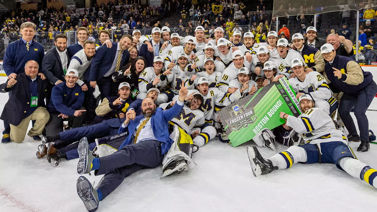 Michigan Withstands Third-Period Frenzy, Punches Ticket to Frozen Four ...