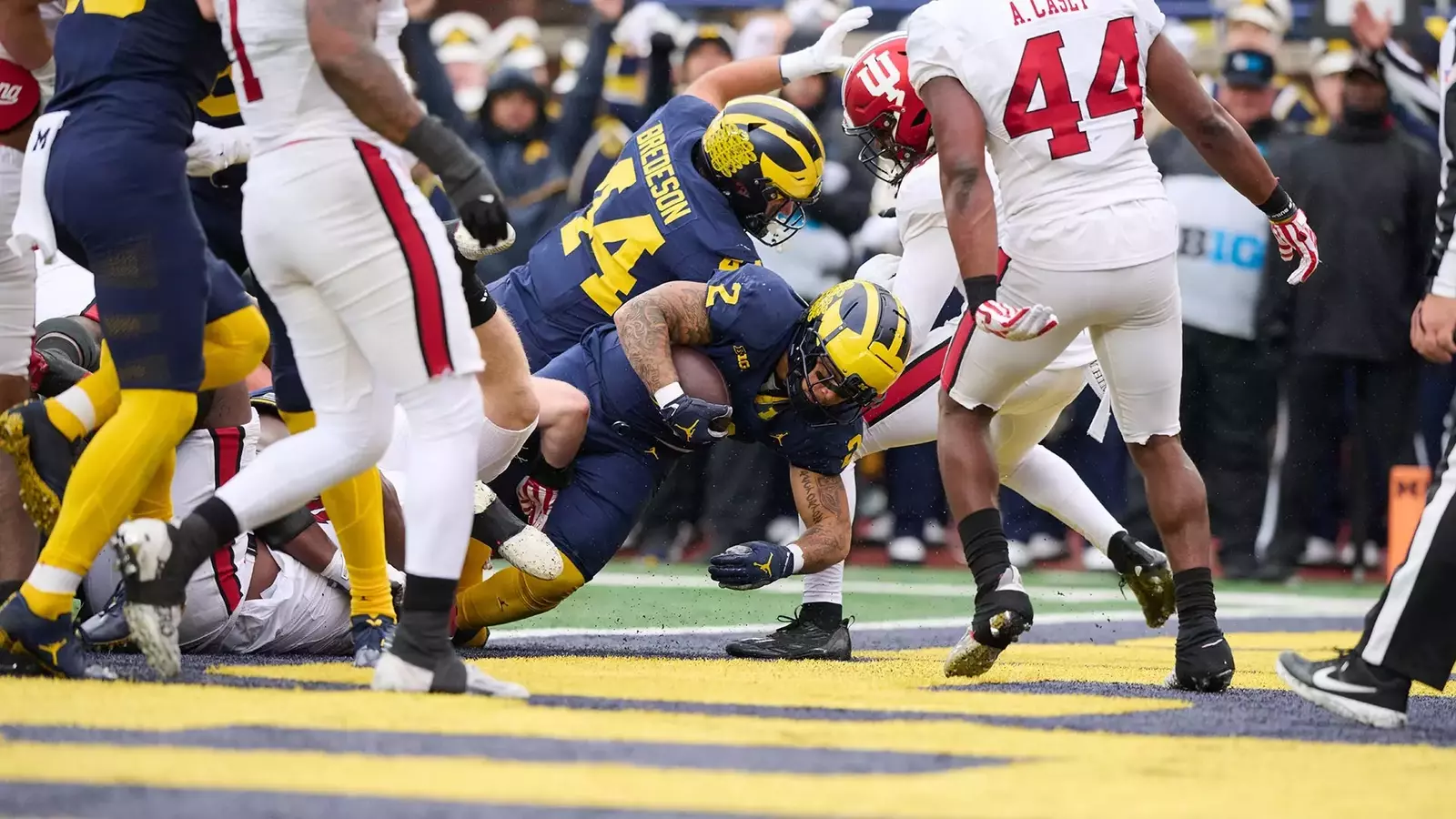 Michigan Racks Up 52 Unanswered Points in Lopsided Win Over Indiana ...