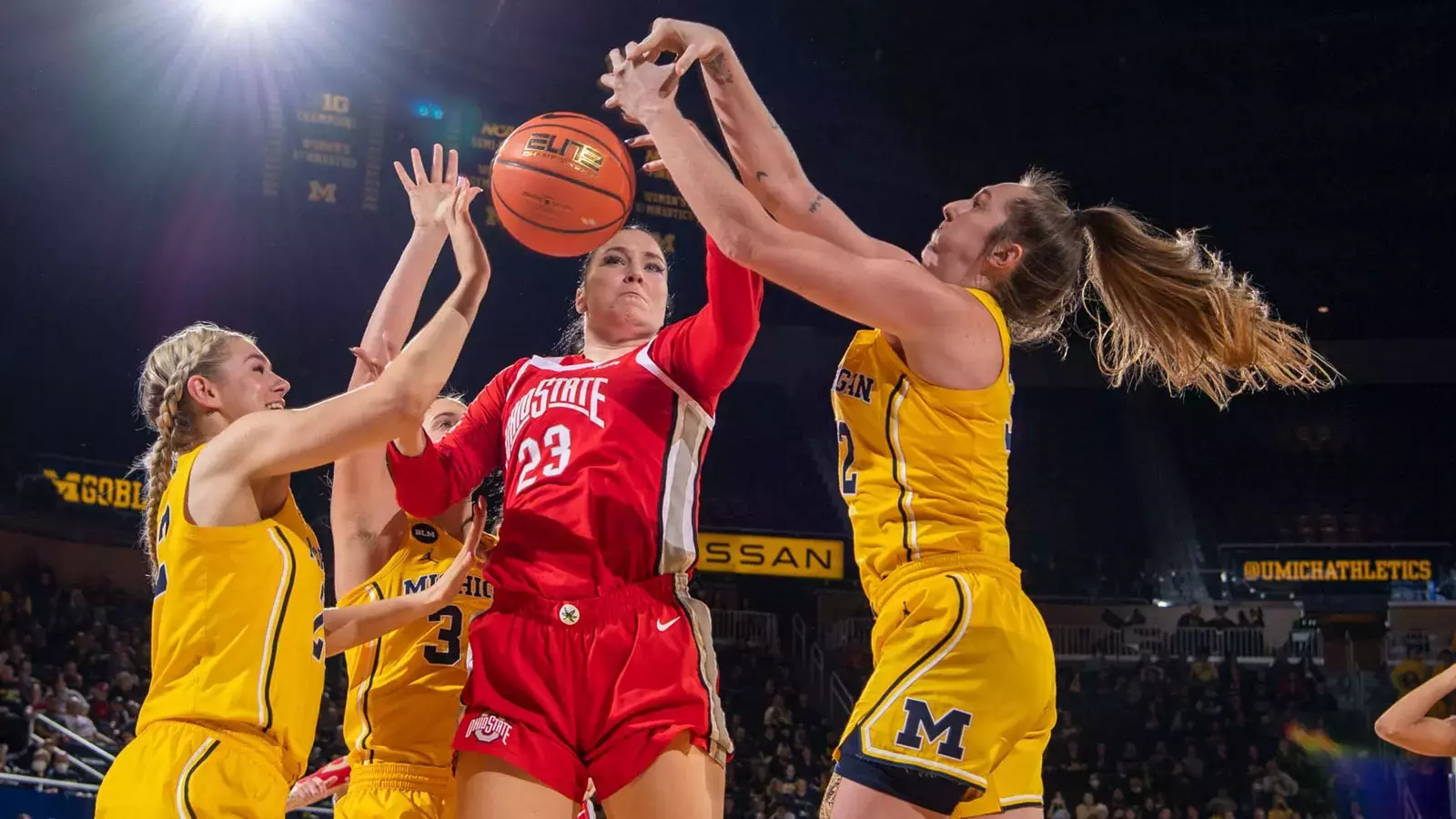 U-M Starts Fast but Can't Keep Up with No. 16 OSU - University of ...