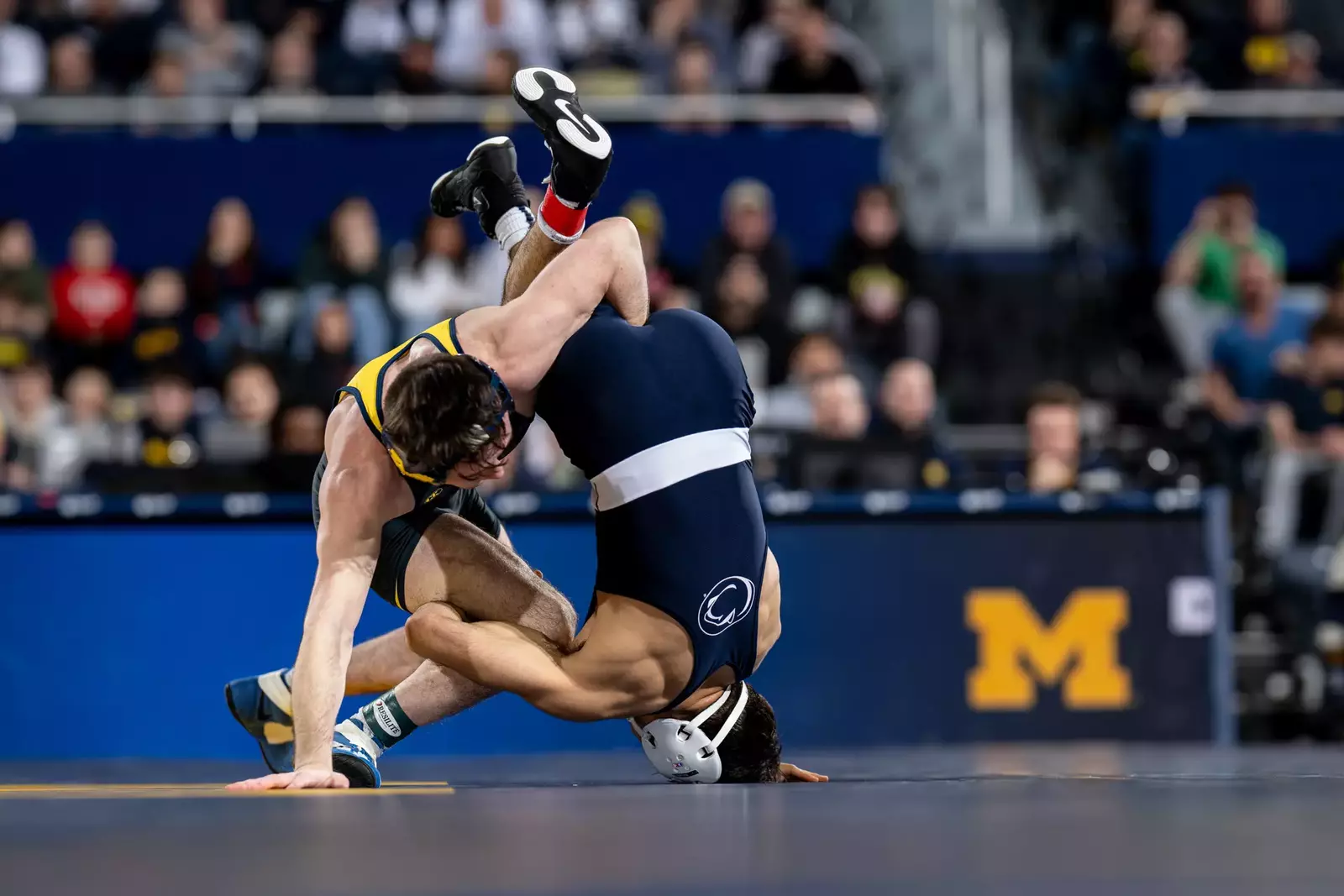 Ragusin Scores Big Overtime Pin, U-M Falls to Top-Ranked PSU ...