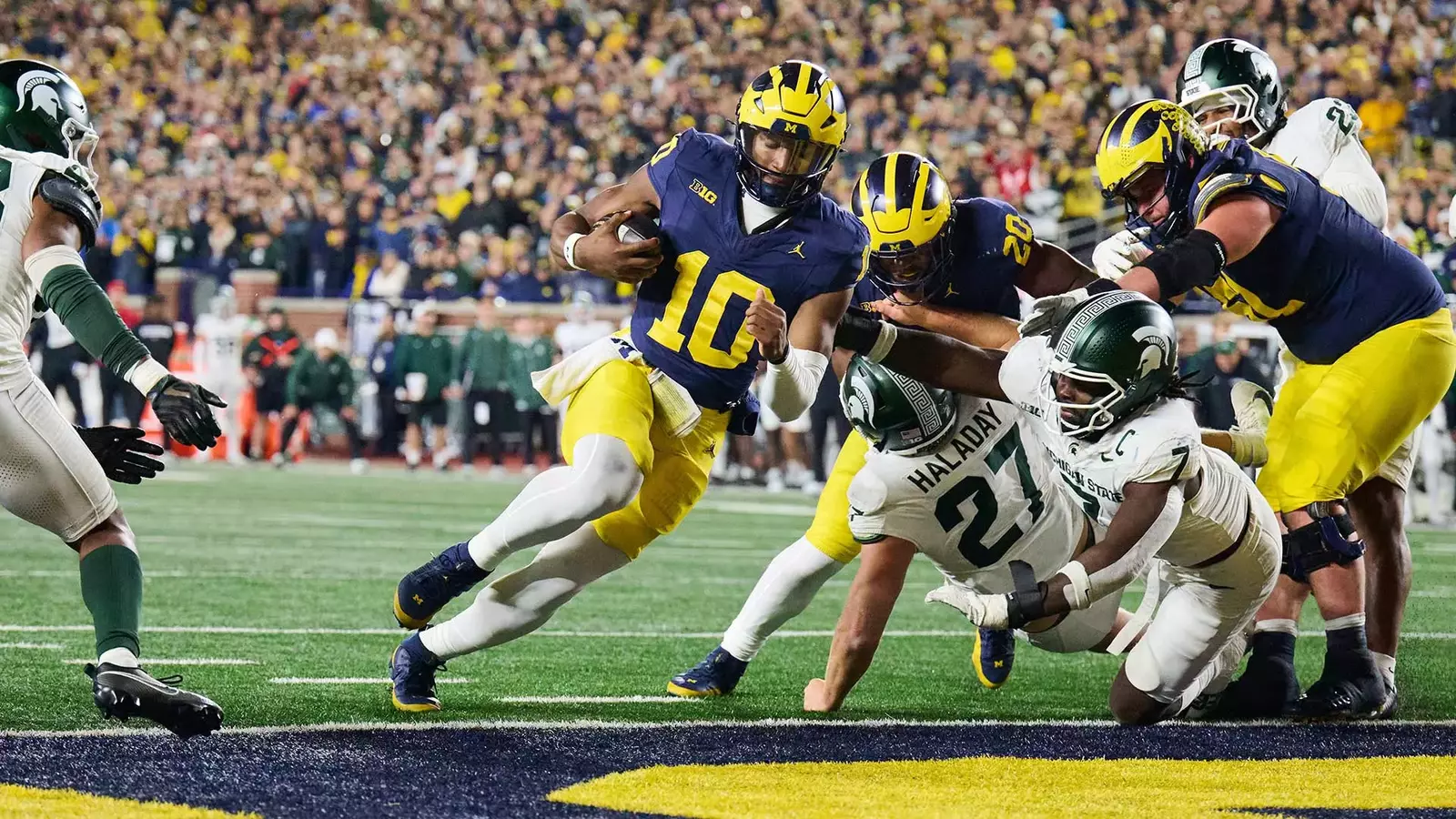 Postgame Notes: Michigan 24, Michigan State 17 - University of Michigan ...