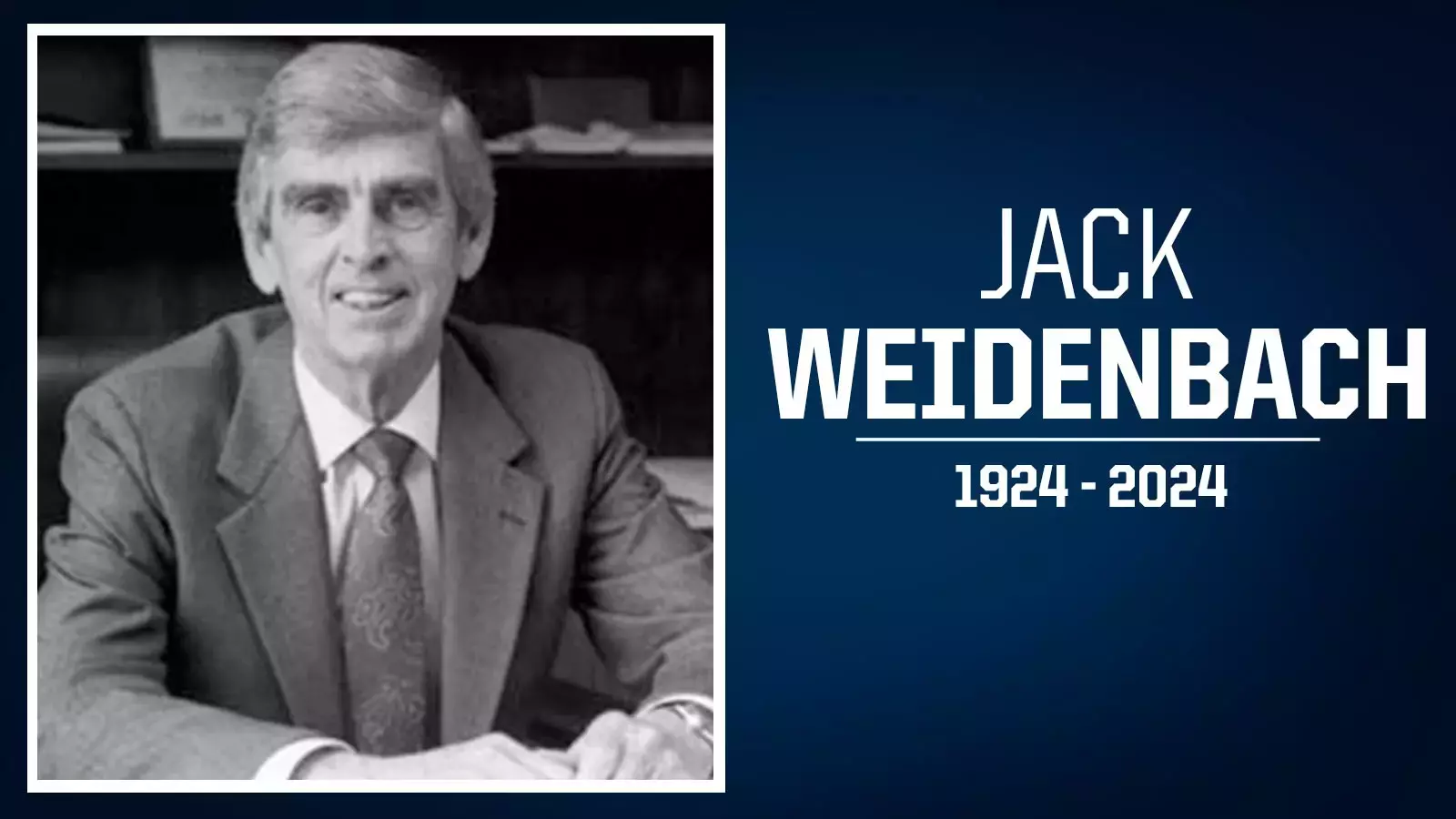 Former Michigan Athletic Director Jack Weidenbach Passes Away at 99 ...