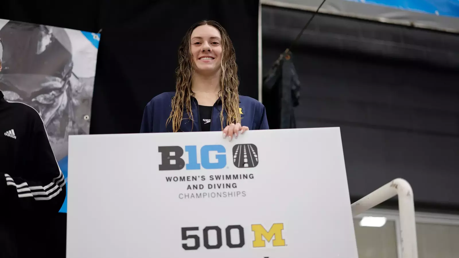 Crom Wins 500-Yard Freestyle Gold; U-M Second on Day Two at B1G ...