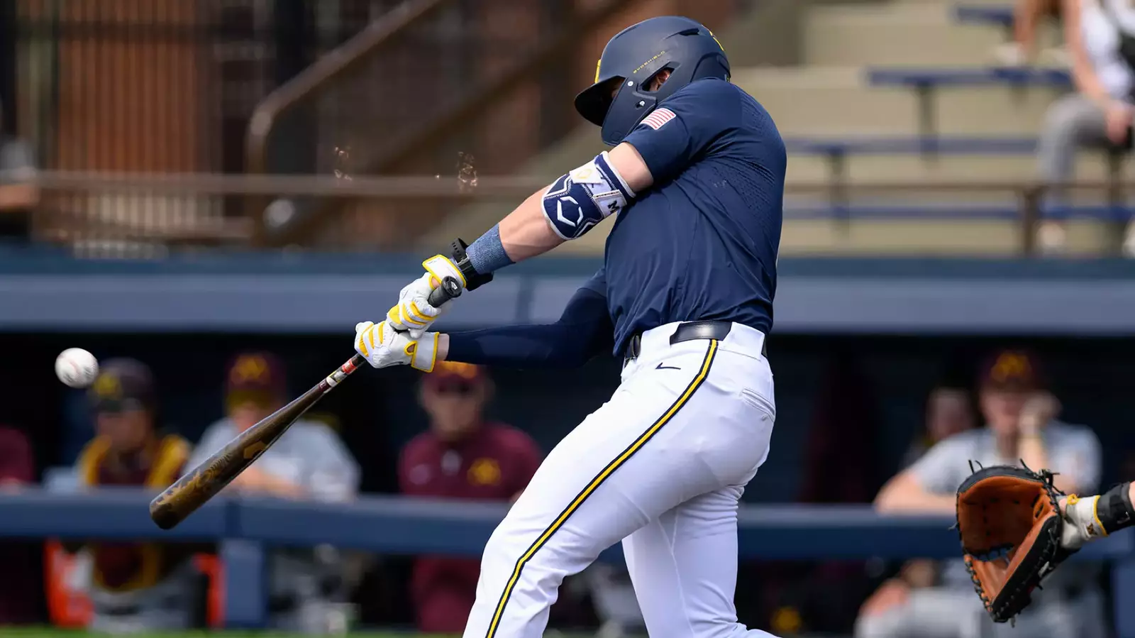 Wolverines Win Series Against Minnesota Behind Caruso's Slam, Voit's ...