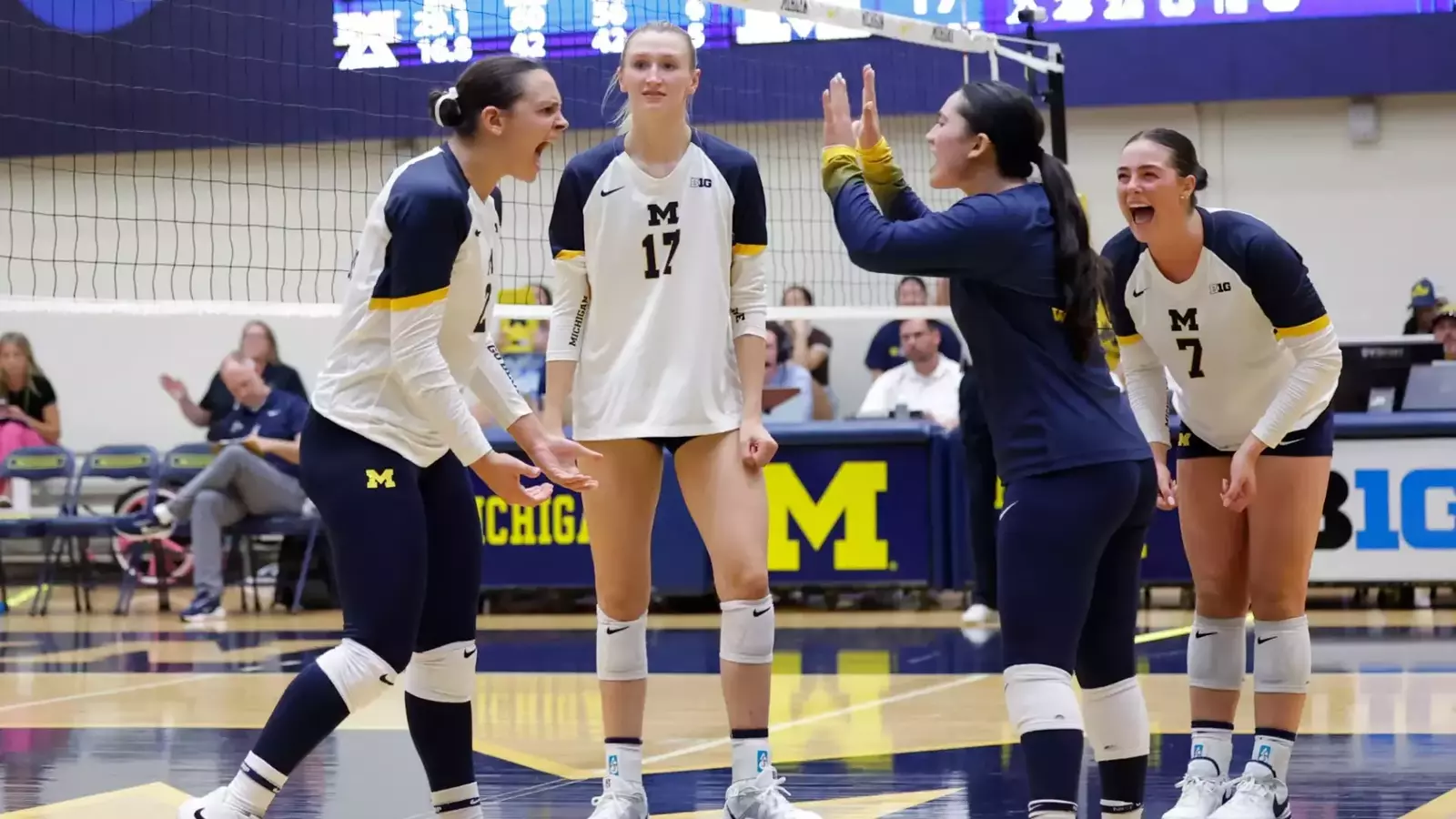 Michigan Bests Akron in Four Sets at Michigan Invitational to Remain ...