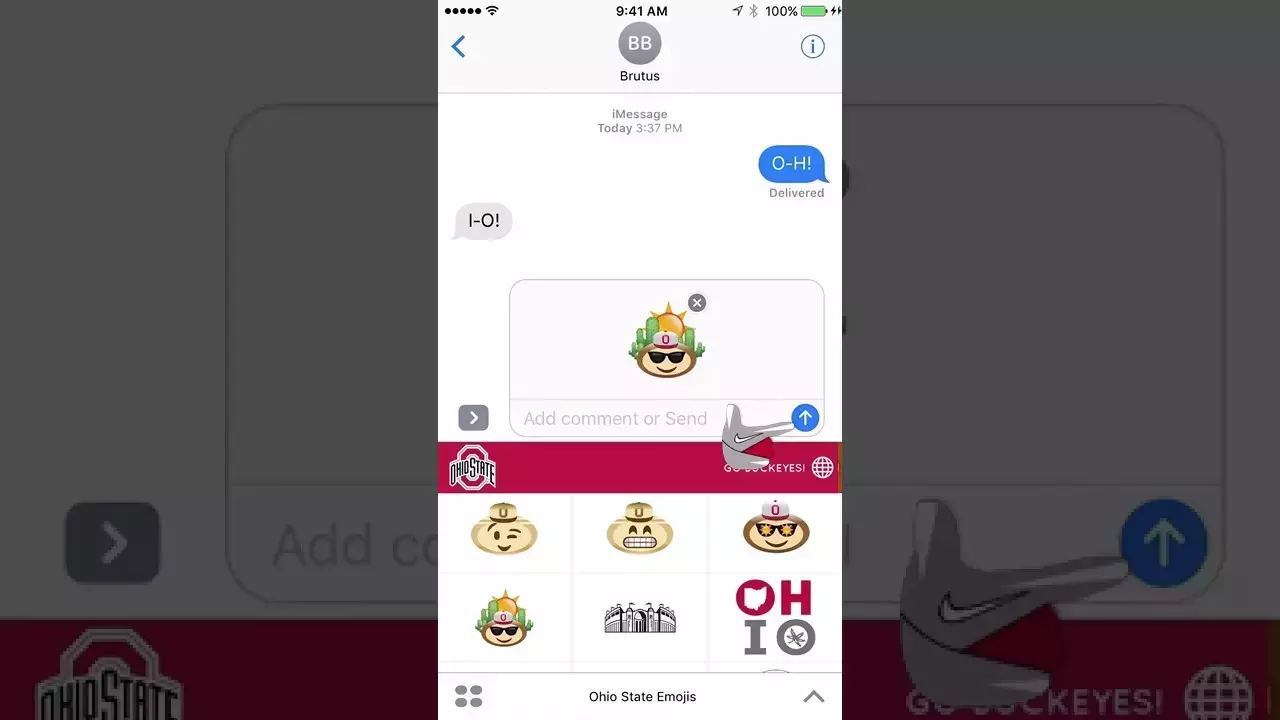 HOW TO USE YOURMOJI OHIO STATE KEYBOARD - Ohio State