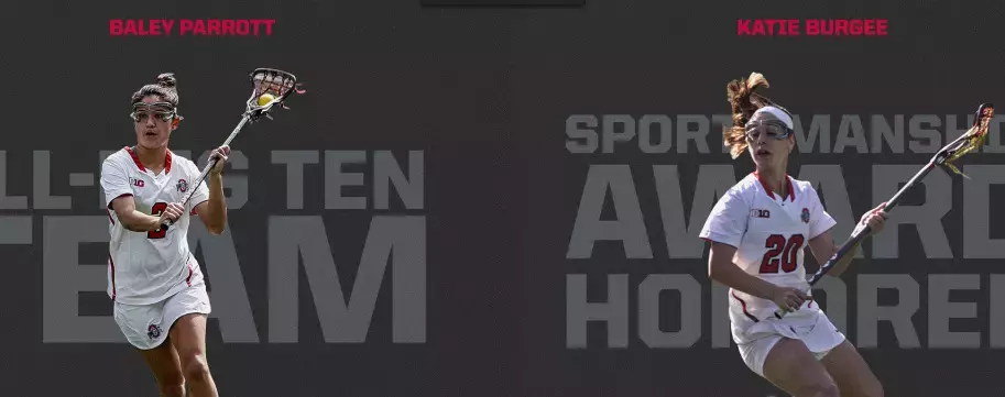 Parrott and Burgee Earn All-Big Ten Honors - Ohio State