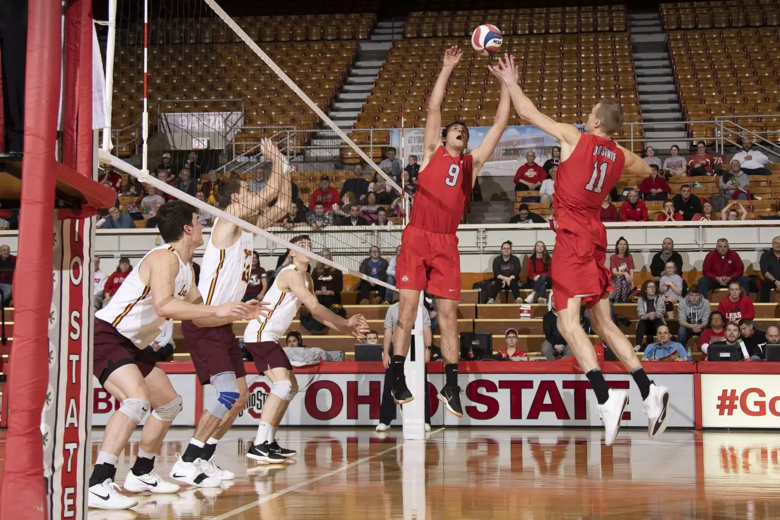 Lentin and Bates with 2021 U.S. Collegiate Beach National Team - Ohio State