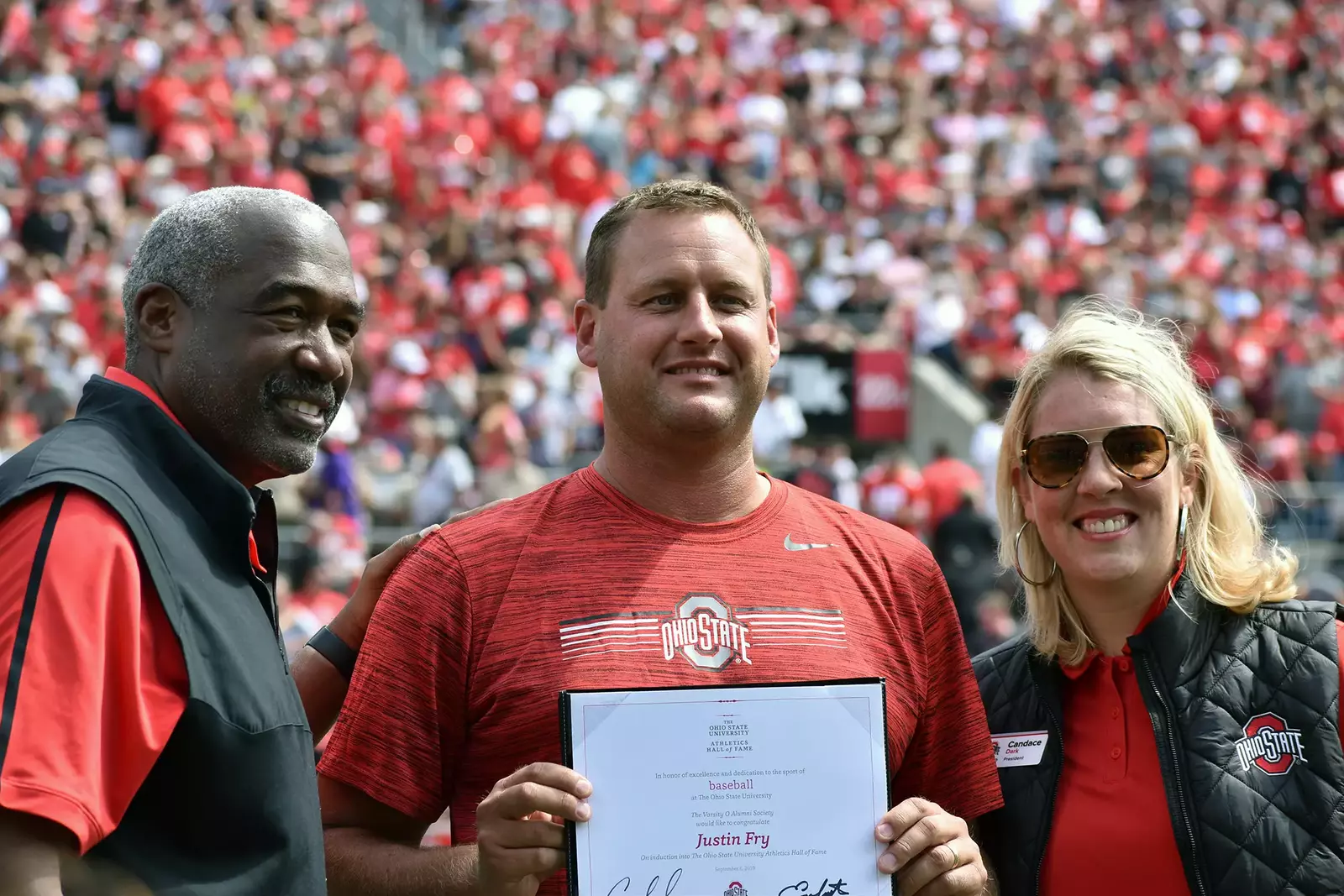 Justin Fry – Hall of Fame Weekend - Ohio State