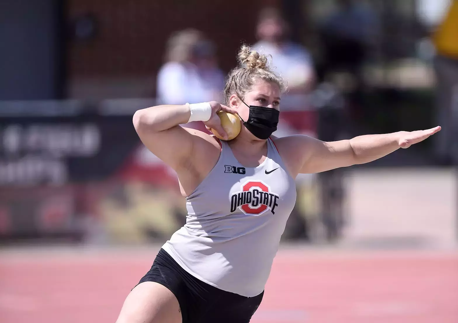 Adelaide Aquilla Sets School Record in Shot Put - Ohio State