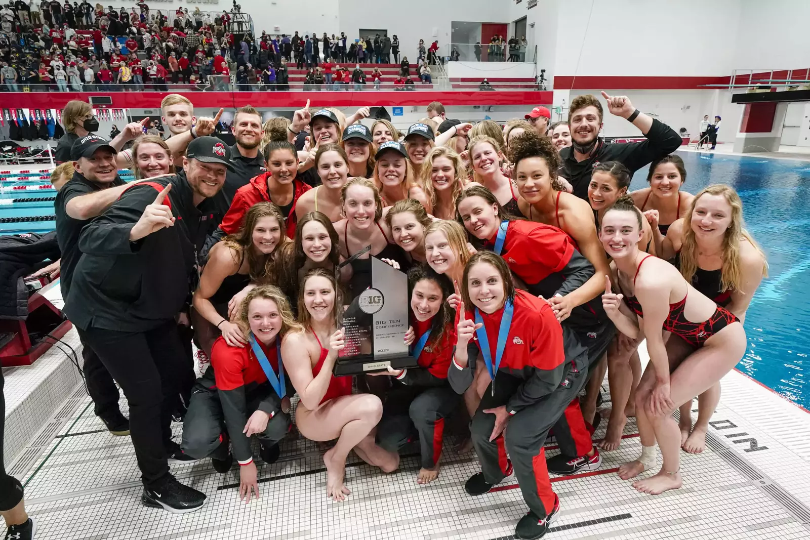 Title IX: Swimming & Diving Claims Three Straight Big Ten Titles - Ohio ...