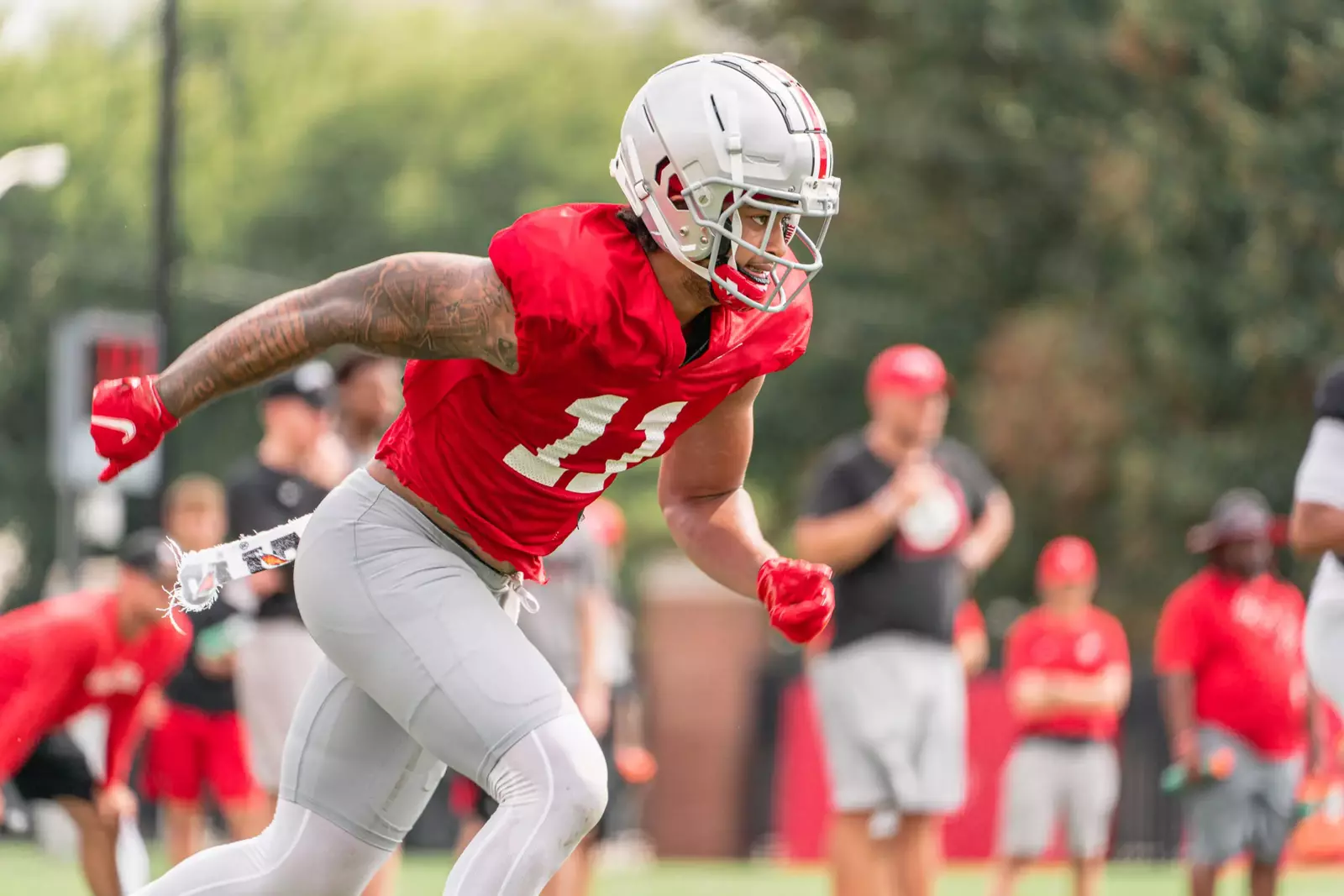 Receivers and Special Teams Talk Fall Camp - Ohio State