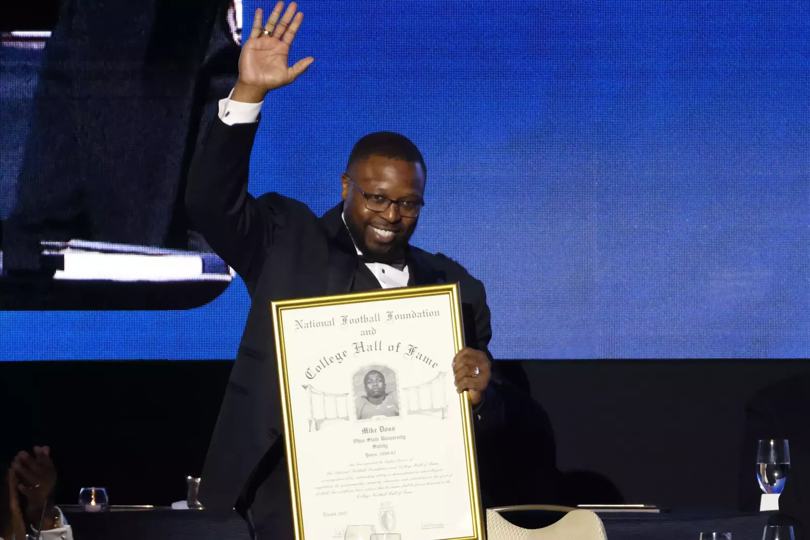 Michael Doss Inducted into College Football Hall of Fame - Ohio State