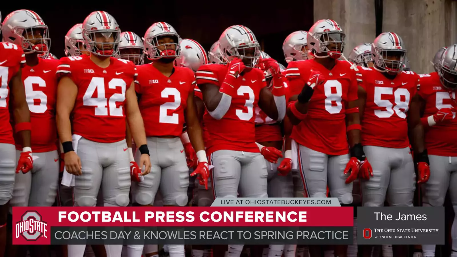 Watch Live: Football Press Conference - Ohio State