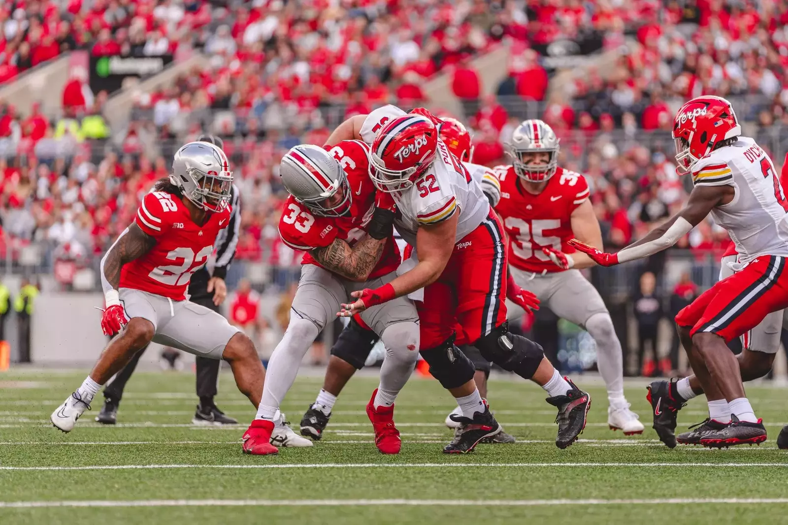 Defense Rises Up to Help Buckeyes to 37-17 Win Over Terps - Ohio State