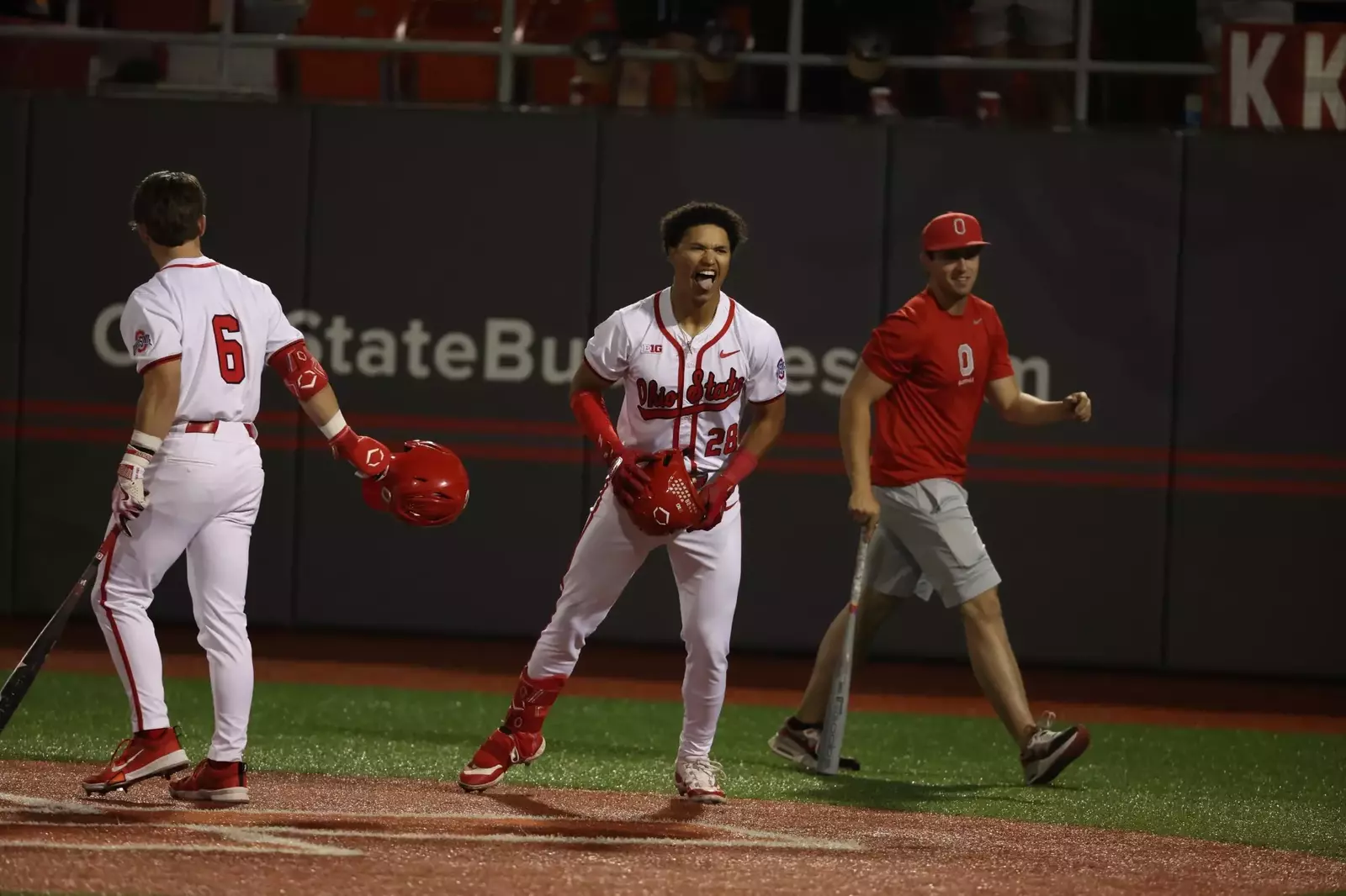 Late Long Ball Lifts Buckeyes Over Falcons, 6-4 - Ohio State