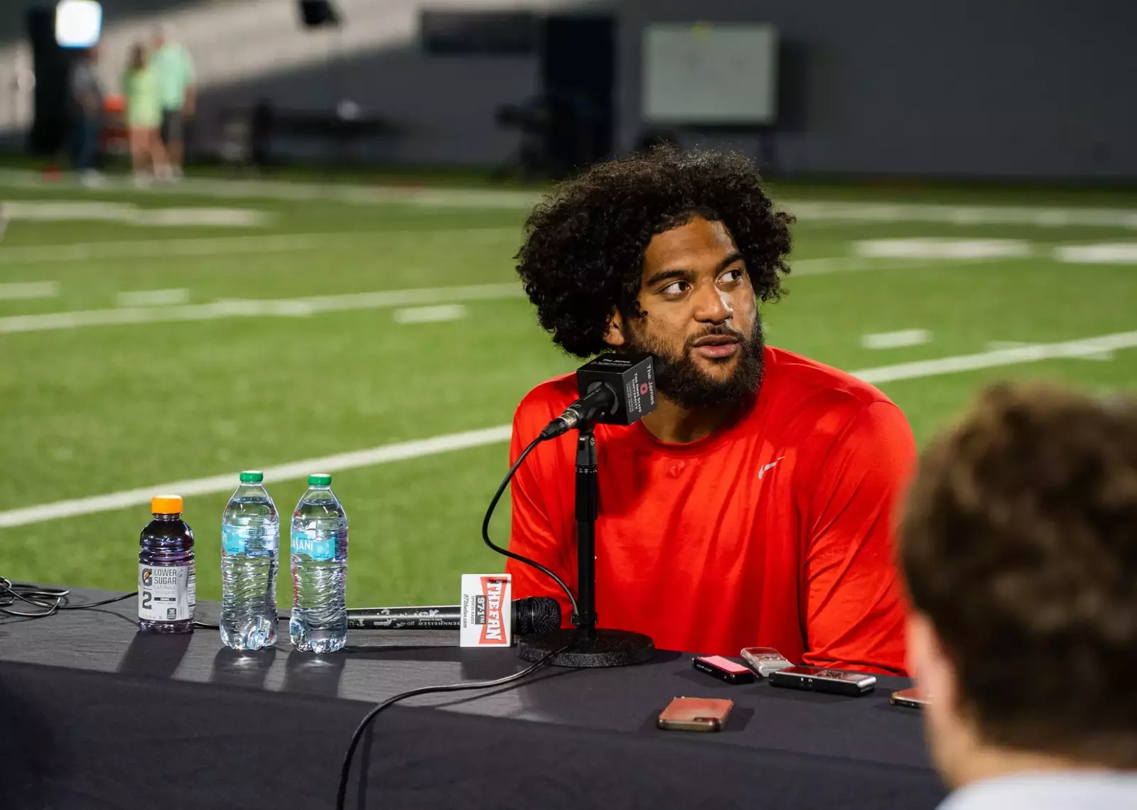 Coach Larry Johnson and Defensive Line spoke to the Media - Ohio State