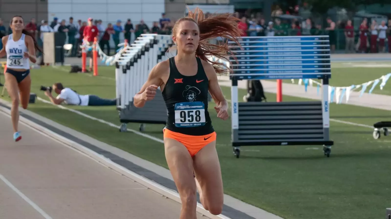 Sinclaire Johnson Sets NCAA Lead, School Record on Way to Austin ...