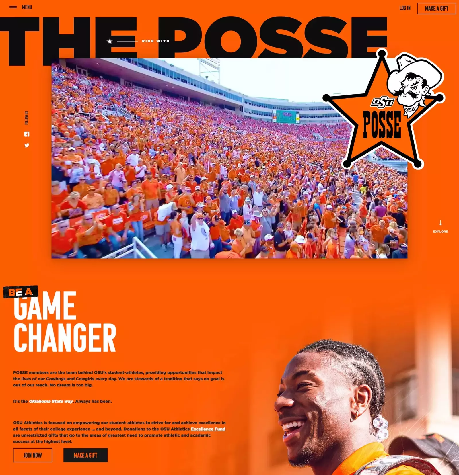 OSU ATHLETICS ANNOUNCES NEW POSSE WEBSITE FOR DONORS - Oklahoma State ...