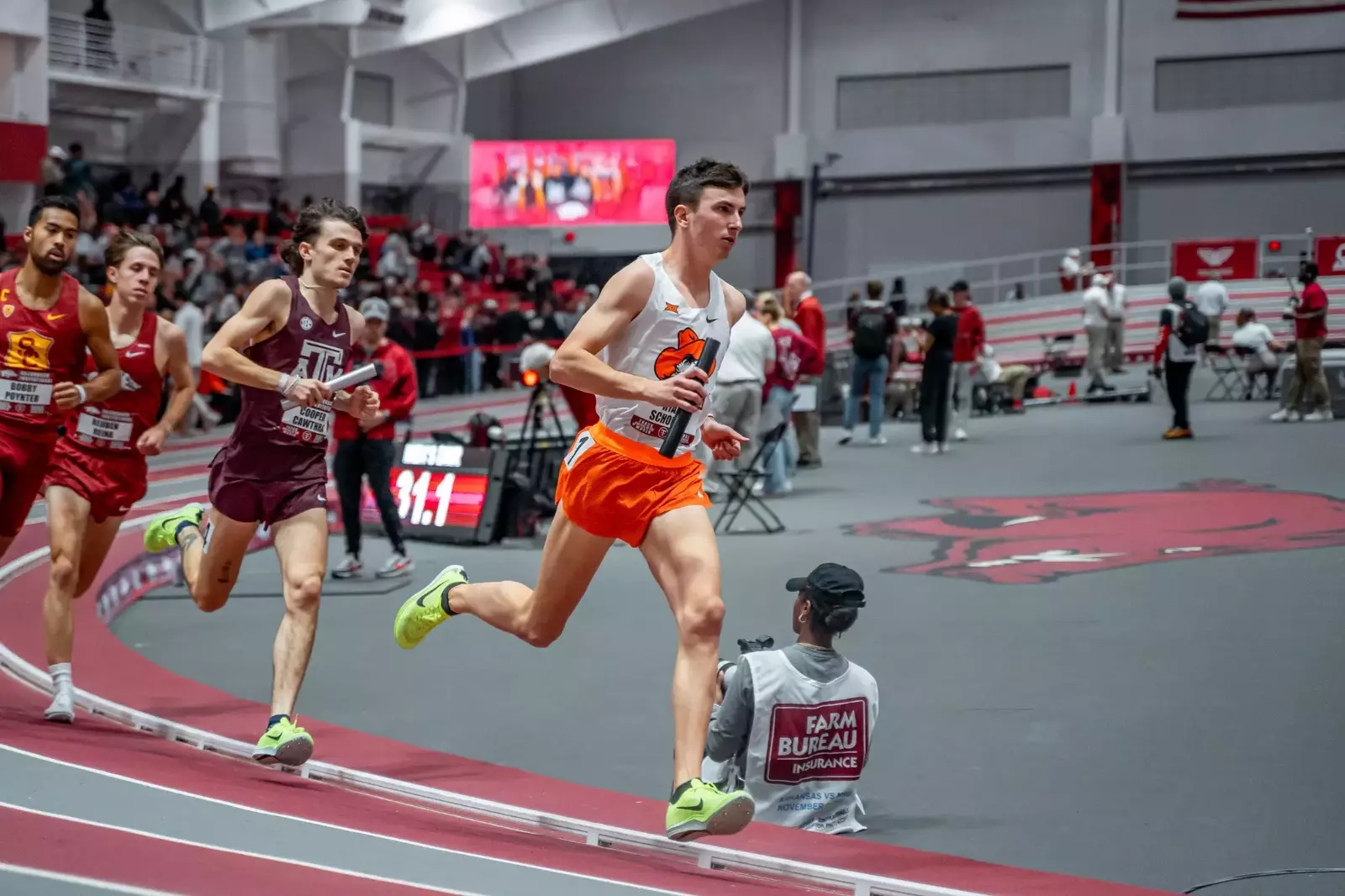 Golden Breaks Pentathlon School Record, DMR’s Shine on First Day of ...