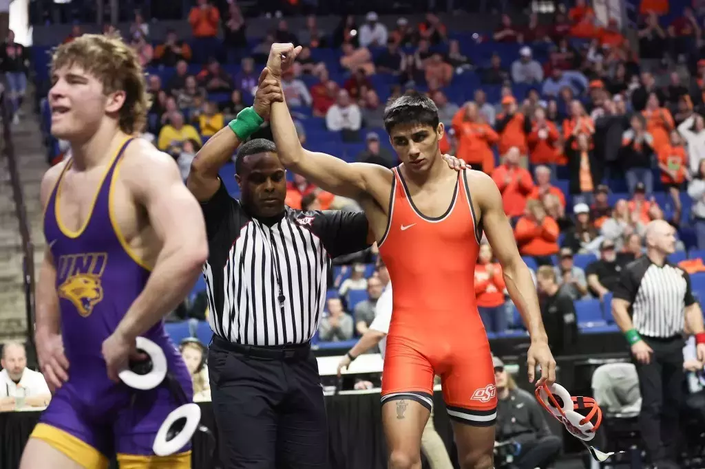 OSU Wrestling in Big 12 Title Race with Only the Finals Remaining ...