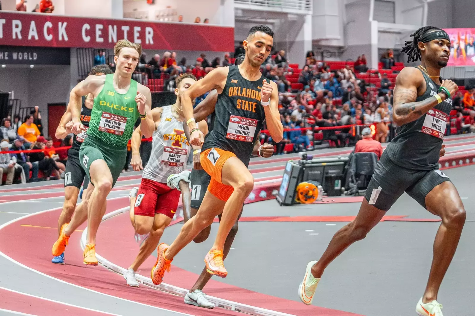 Hafez Mahadi and Mehdi Yanouri Each Break 800 Meter School Record on First Day of Razorback ...
