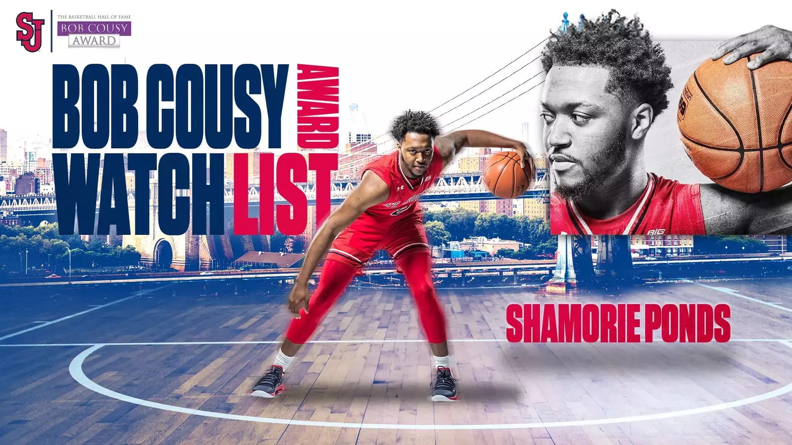 Shamorie Ponds Named to Bob Cousy Award Preseason Watch List - St. John's University Athletics