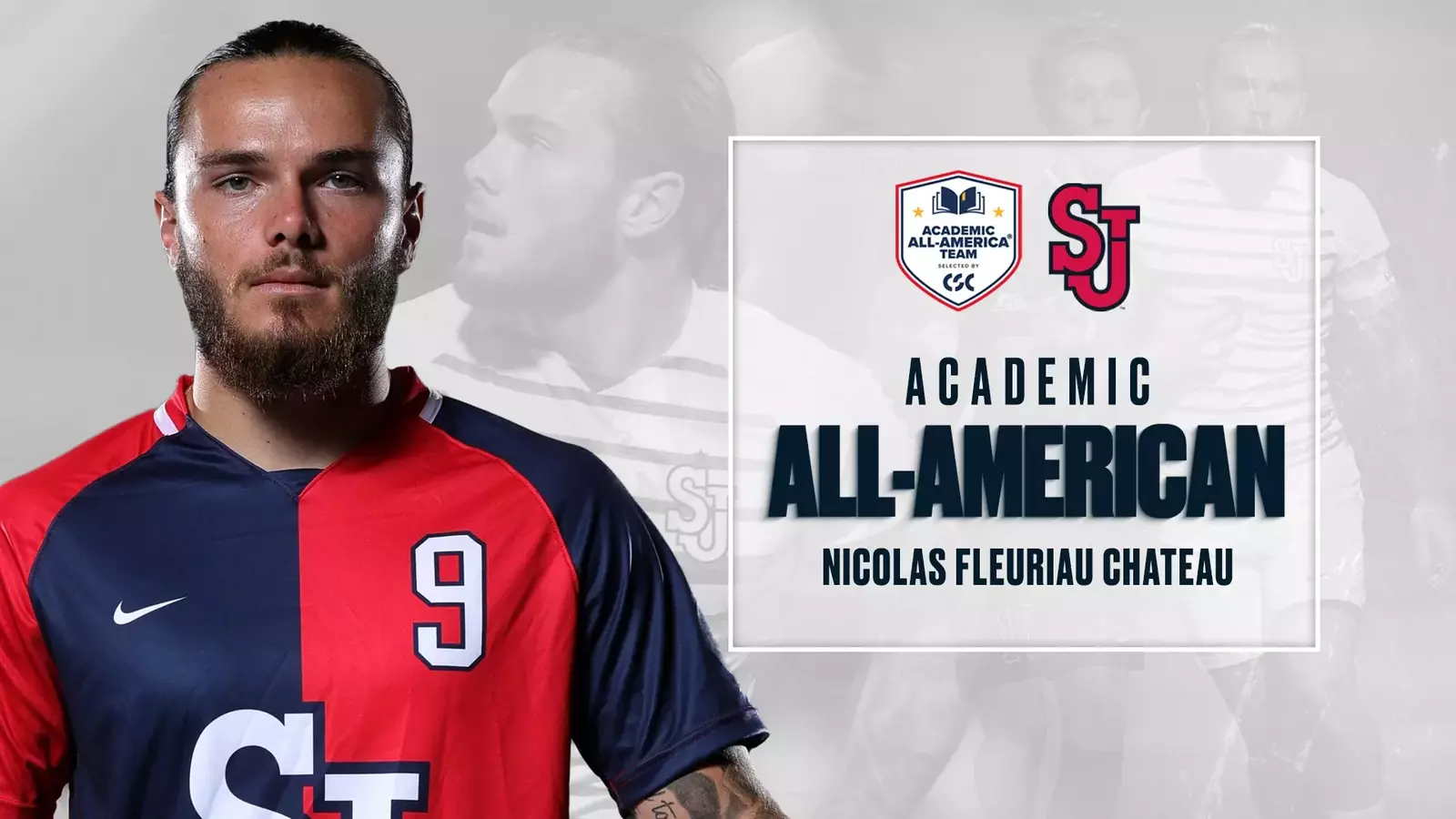 Nicolas Fleuriau Chateau Named College Sports Communicators Second Team ...