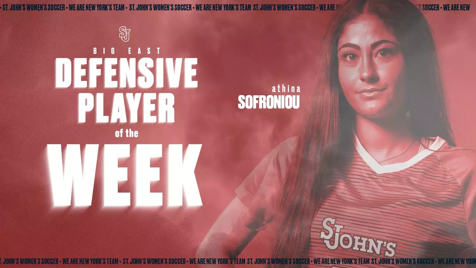 Athina Sofroniou Named BIG EAST Defensive Player of the Week - St. John's University Athletics