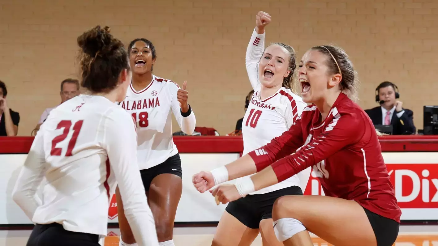 Volleyball Cruises to Wednesday Sweep Over Alabama State - Alabama ...