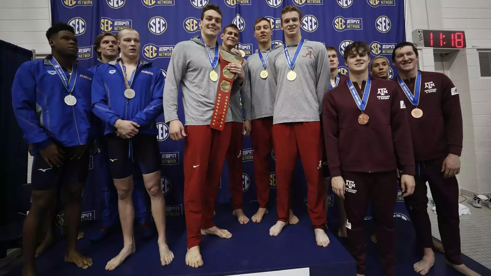 Alabama Swimming and Diving Wins Two Titles on SEC Championships ...