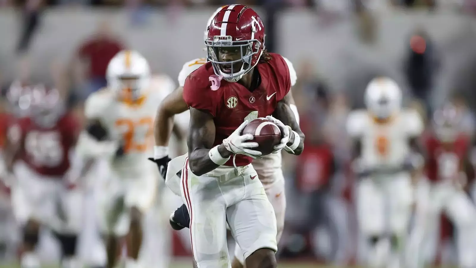 Alabama Football’s Jameson Williams Named Semifinalist for Biletnikoff ...