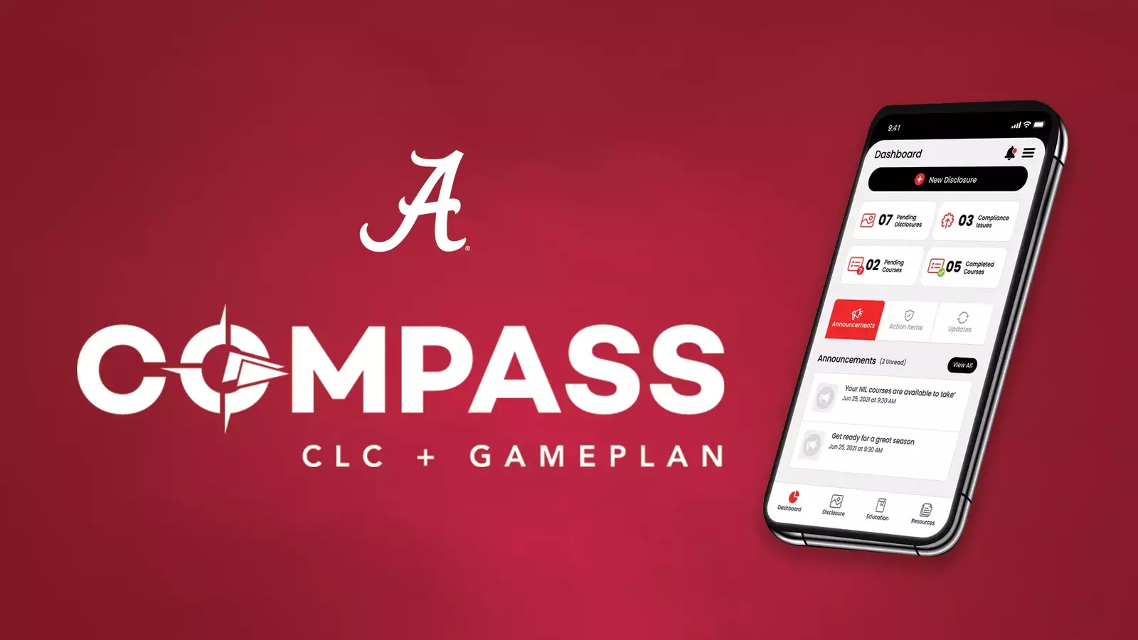 Alabama Athletics Enhances The Advantage Program with COMPASS Platform ...