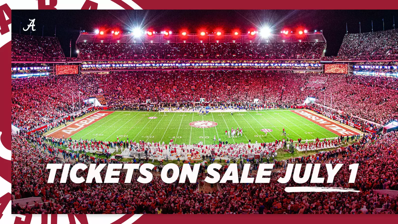 Football Single-Game Tickets to go on Sale Thursday - Alabama Athletics