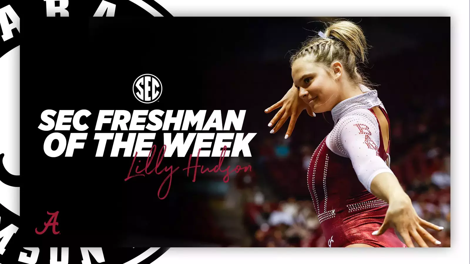 Alabama’s Lilly Hudson Earns Third SEC Freshman Gymnast of the Week ...