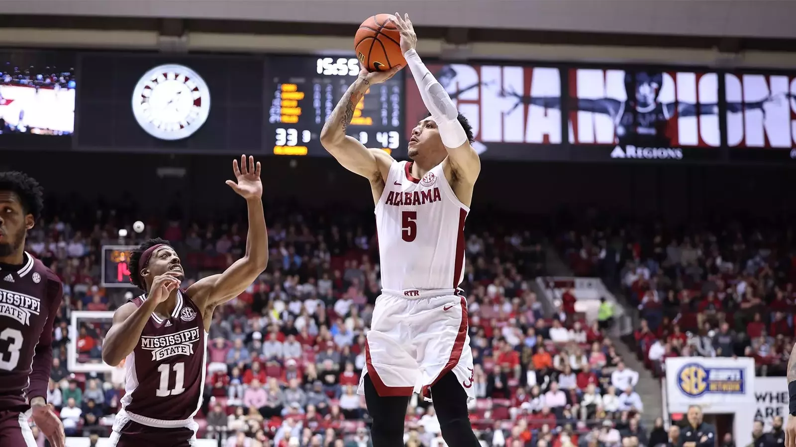 No. 2/2 Alabama Completes Comeback to Defeat Mississippi State, 66-63 ...