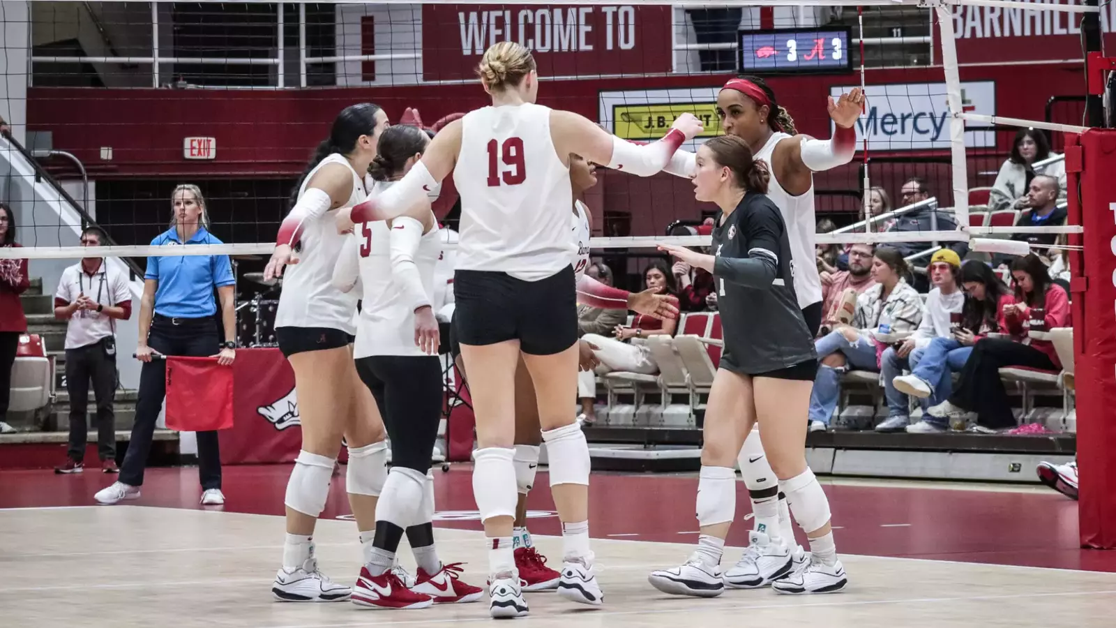 Alabama Volleyball Pushes No. 12 Arkansas to Four Sets in Sunday Loss ...