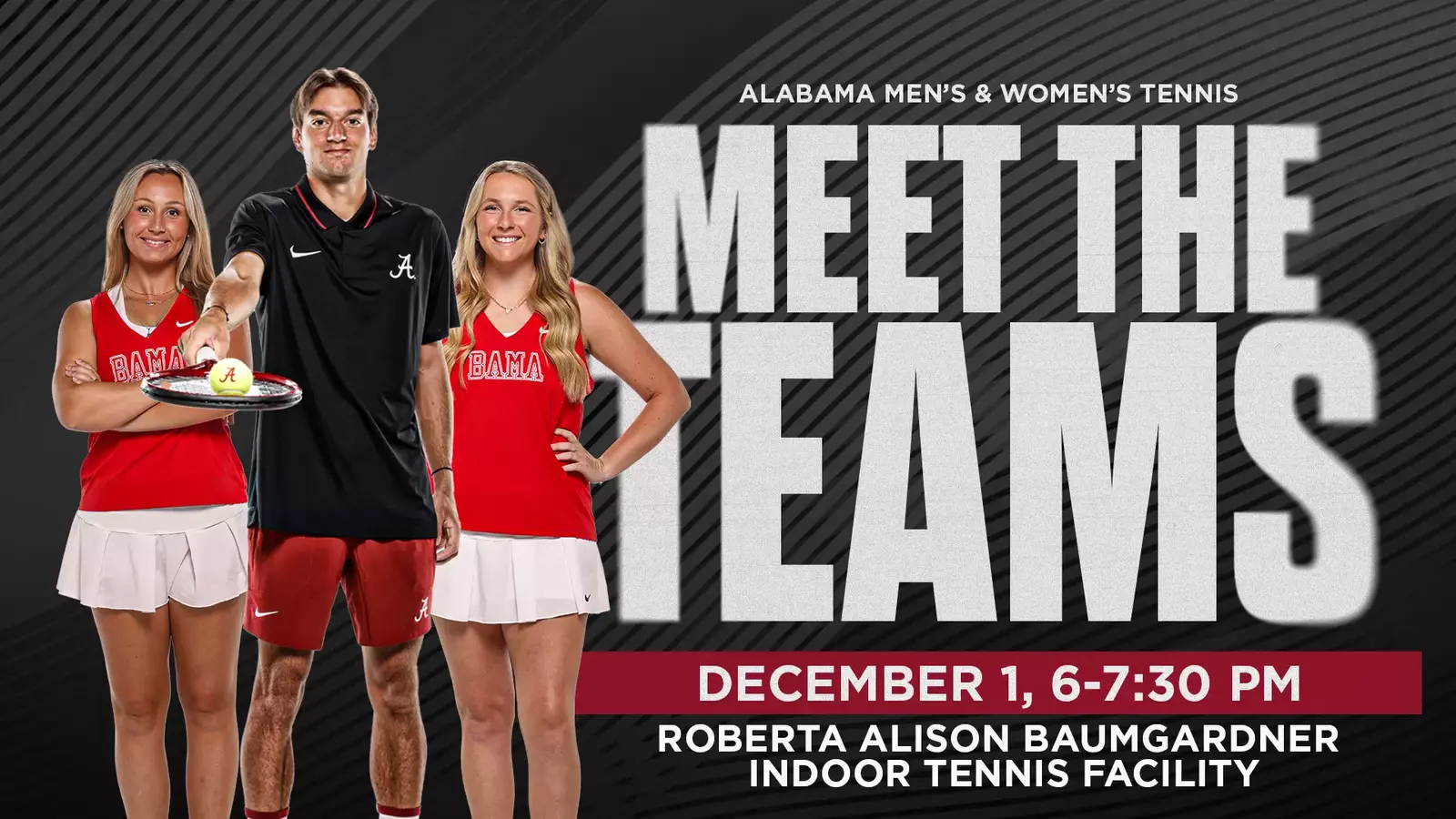 Alabama Men’s and Women’s Tennis Hosts Holiday Hangout with the Tide ...